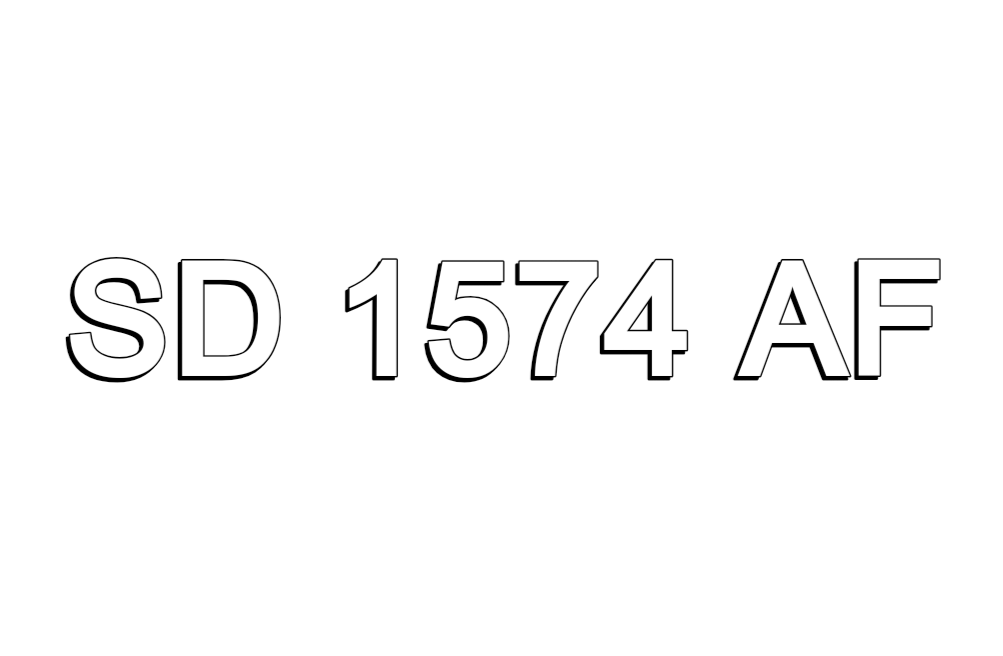 SD 1574 AF - Hoosierdecal