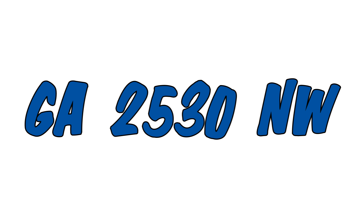 GA 2530 NW - Hoosierdecal