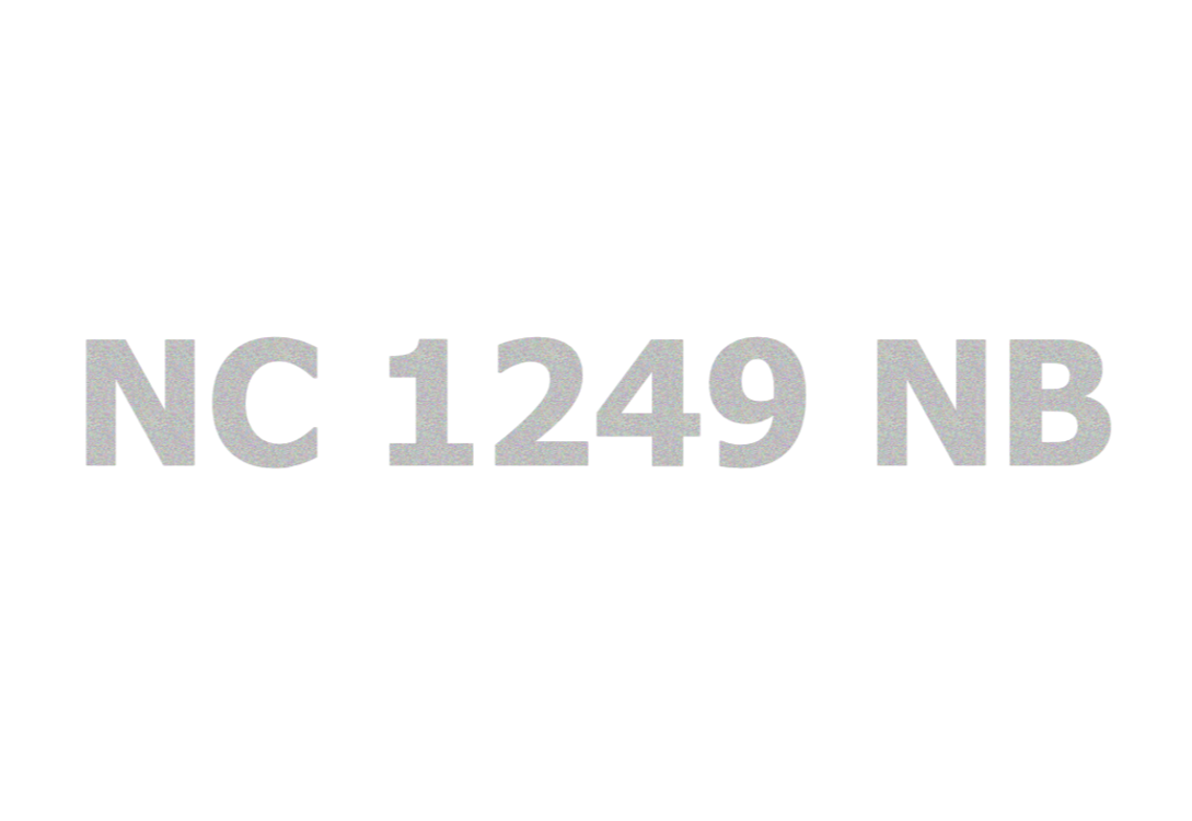 NC 1249 NB - Hoosierdecal