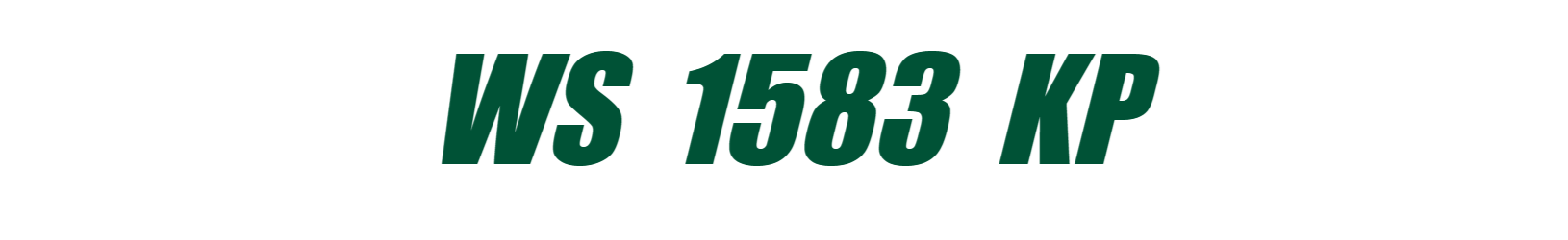 WS 1583 KP - Hoosierdecal