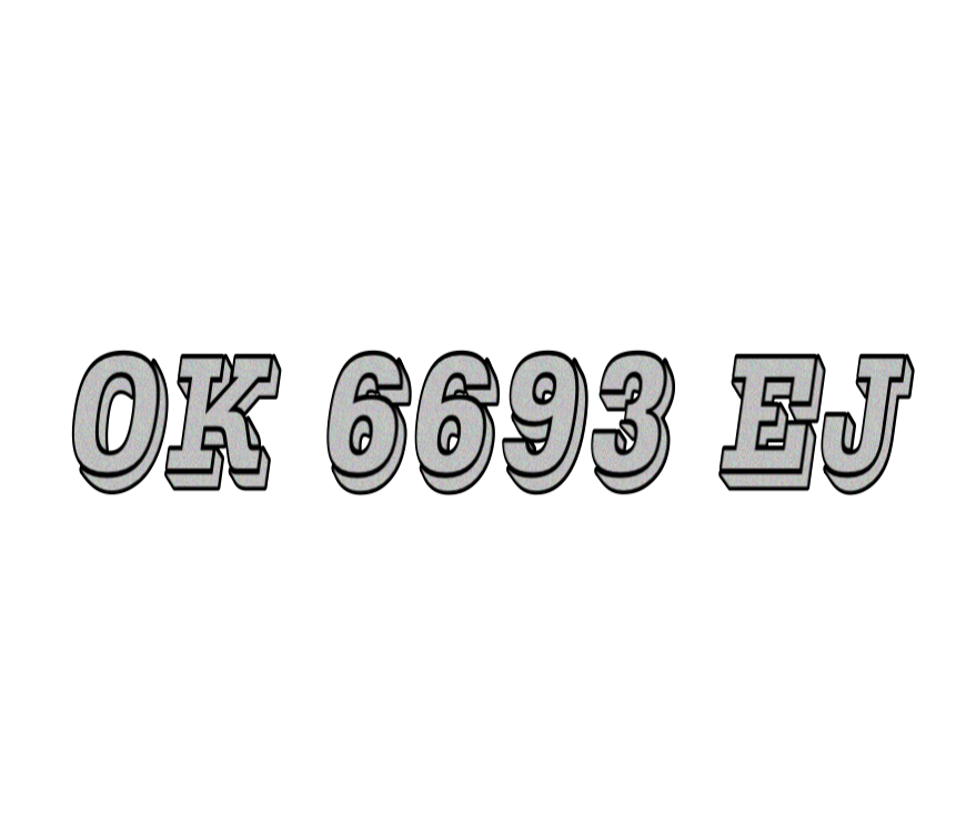 OK 6693 EJ - Hoosierdecal