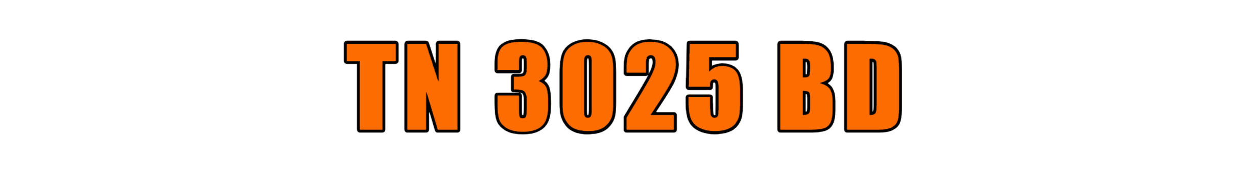 TN 3025 BD - Hoosierdecal