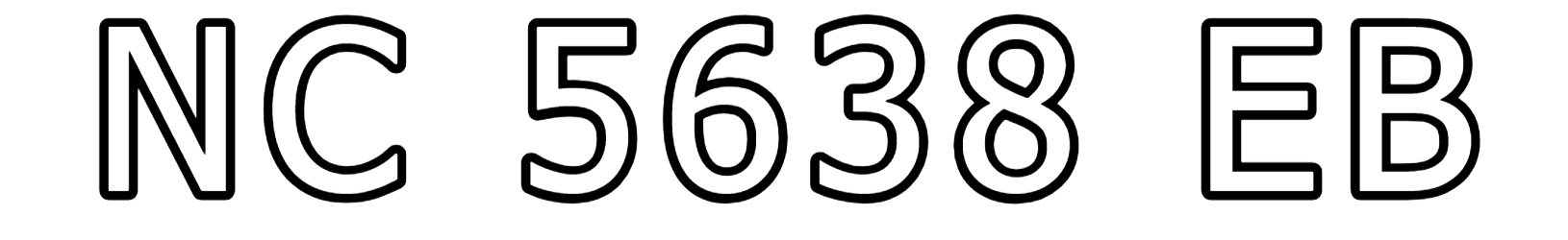 NC 5638 EB - Hoosierdecal