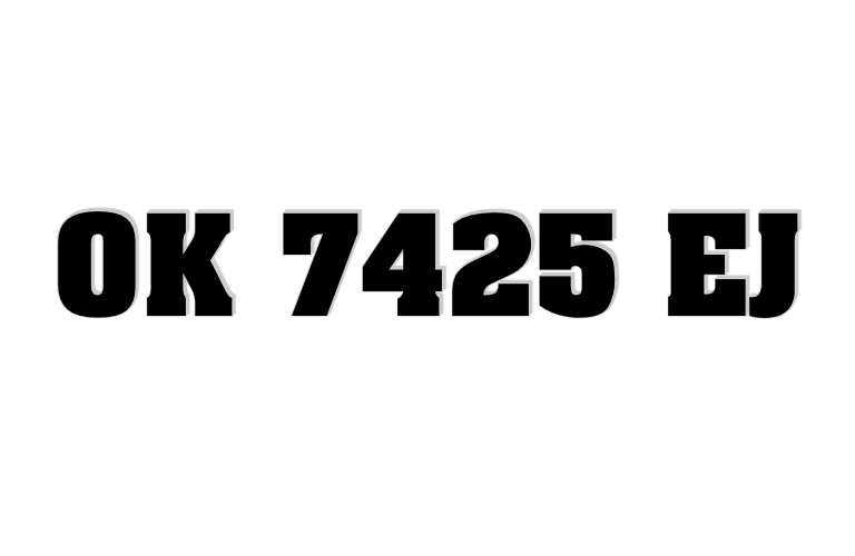 OK 7425 EJ - Hoosierdecal