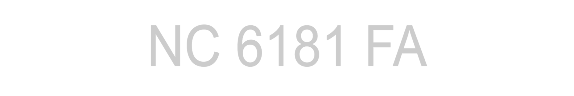 NC 6181 FA - Hoosierdecal