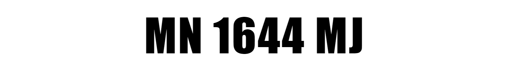 MN 1644 MJ - Hoosierdecal