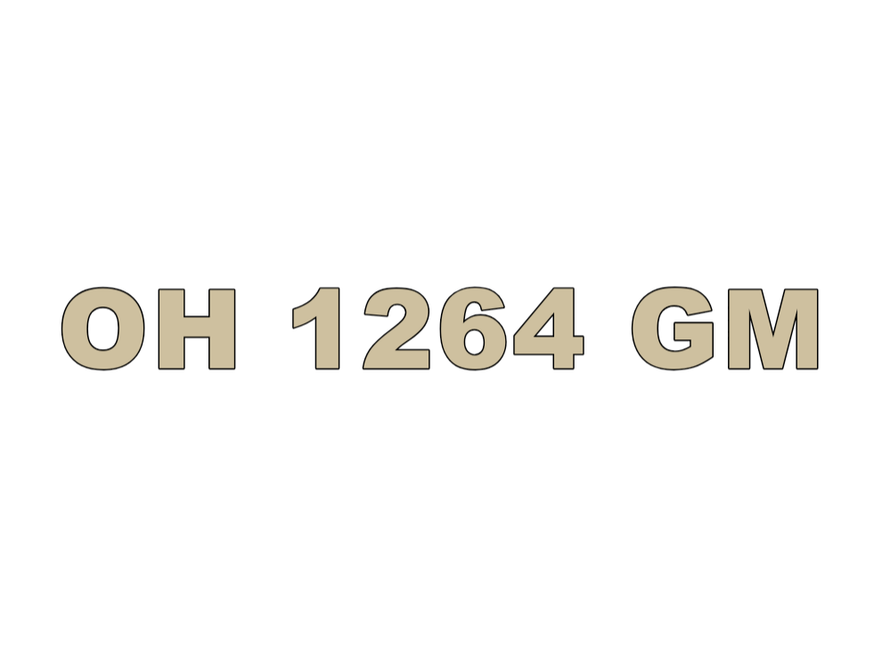 OH 1264 GM - Hoosierdecal