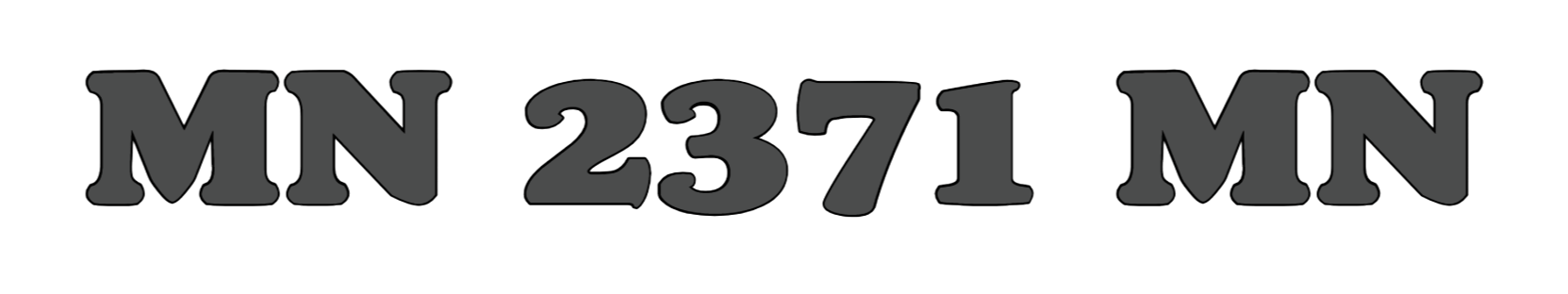 MN 2371 MN - Hoosierdecal
