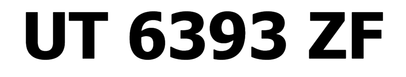 UT 6393 ZF - Hoosierdecal