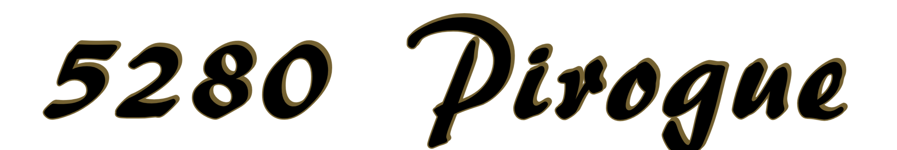 5280 Pirogue - Hoosierdecal