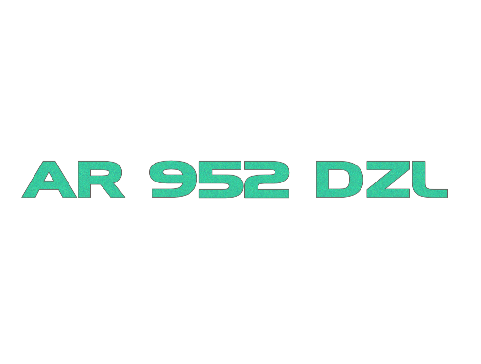 AR 952 DZL - Hoosierdecal