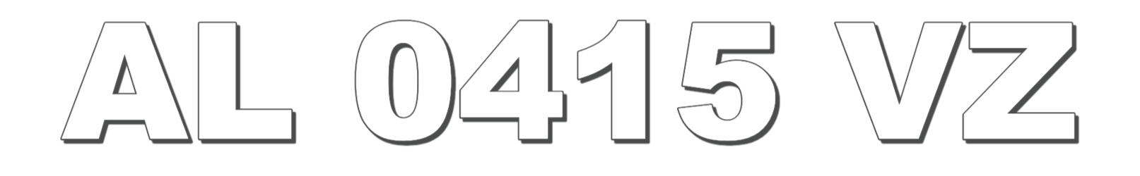 AL 0415 VZ - Hoosierdecal