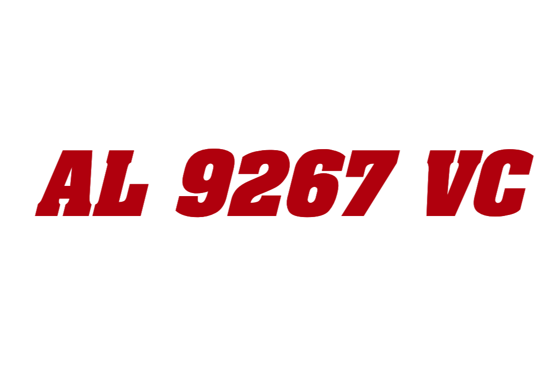 AL 9267 VC - Hoosierdecal