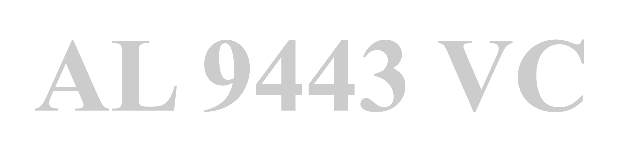 AL 9443 VC - Hoosierdecal