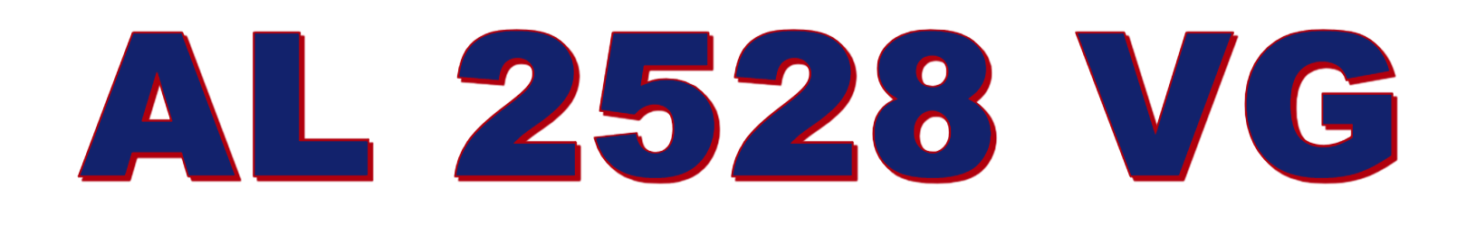 AL 2528 VG - Hoosierdecal