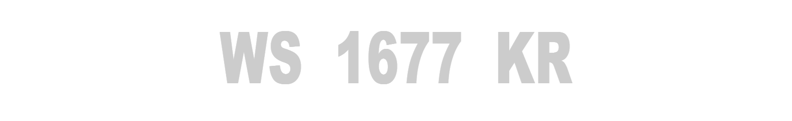 WS 1677 KR - Hoosierdecal