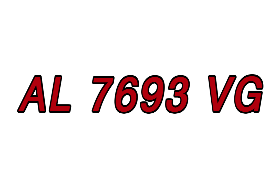 AL 7693 VG - Hoosierdecal