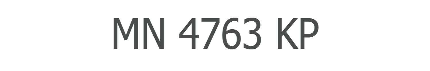 MN 4763 KP - Hoosierdecal